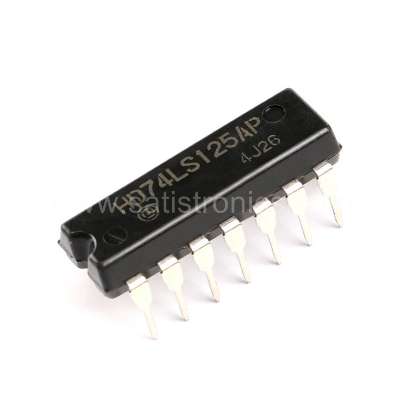 Renesas HD74LS125AP Quadruple Bus Buffer Gates with 3-state Outputs DIP ...